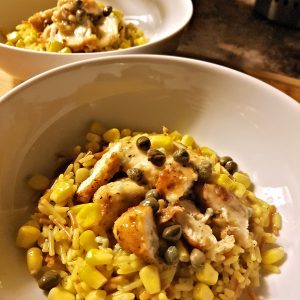 Chicken Piccata by Evelyn Chartres